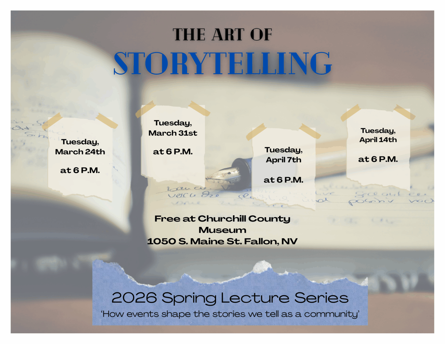 Lecture Series – Churchill County Museum